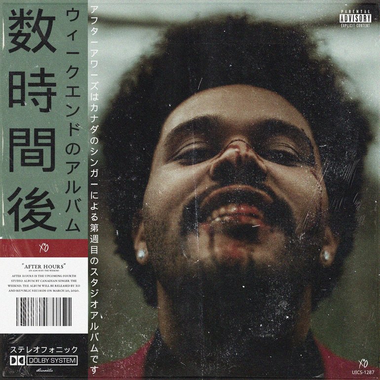 After Hours An Album By The Weeknd Prints Art & Collectibles etna.com.pe