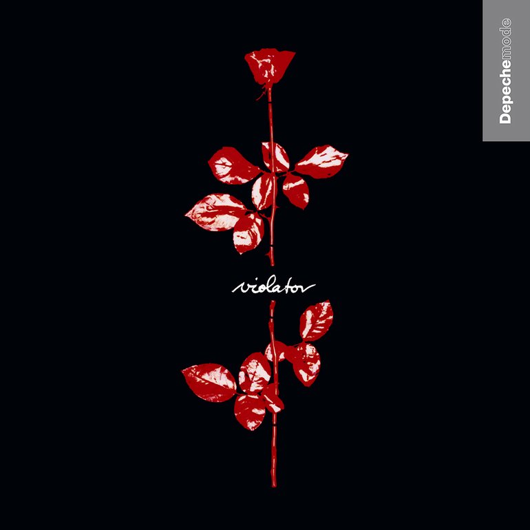 Depeche Mode Violator Rose Vector Clipart