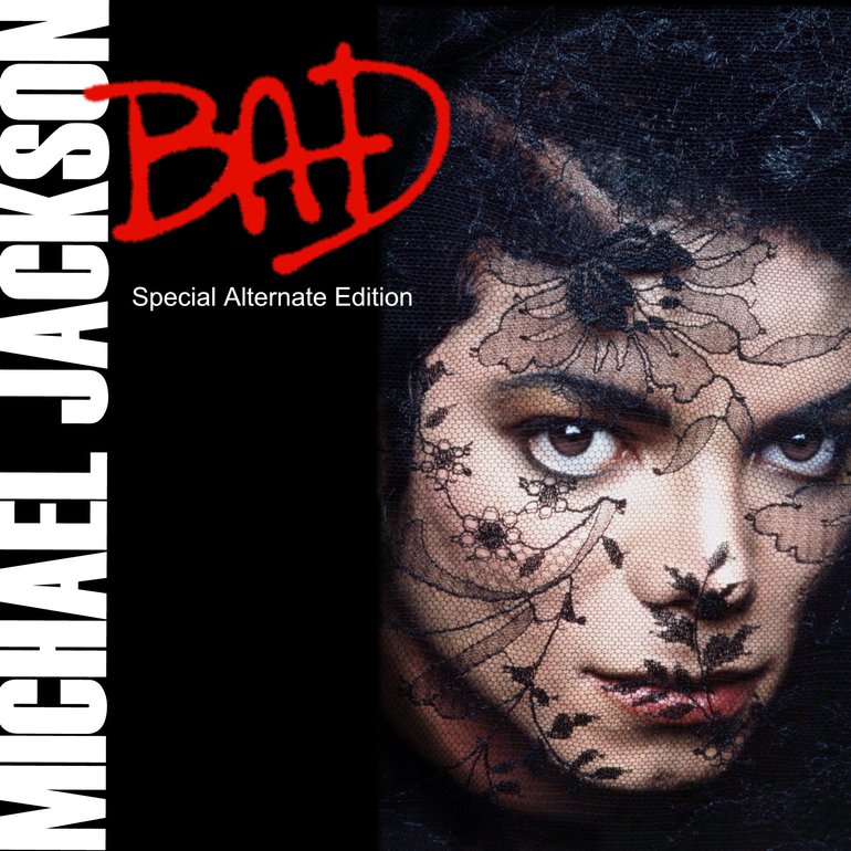 Michael Jackson Bad Album Art