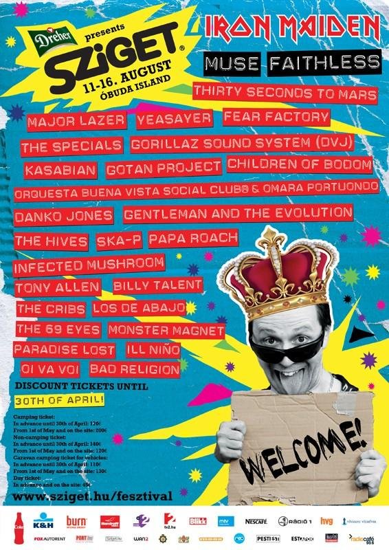 Sziget Festival 2010 a Obudai Sziget Budapest le 9 Aou 2010 Last.fm