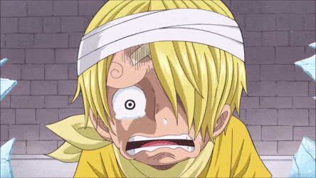 Sanji Crying Gif