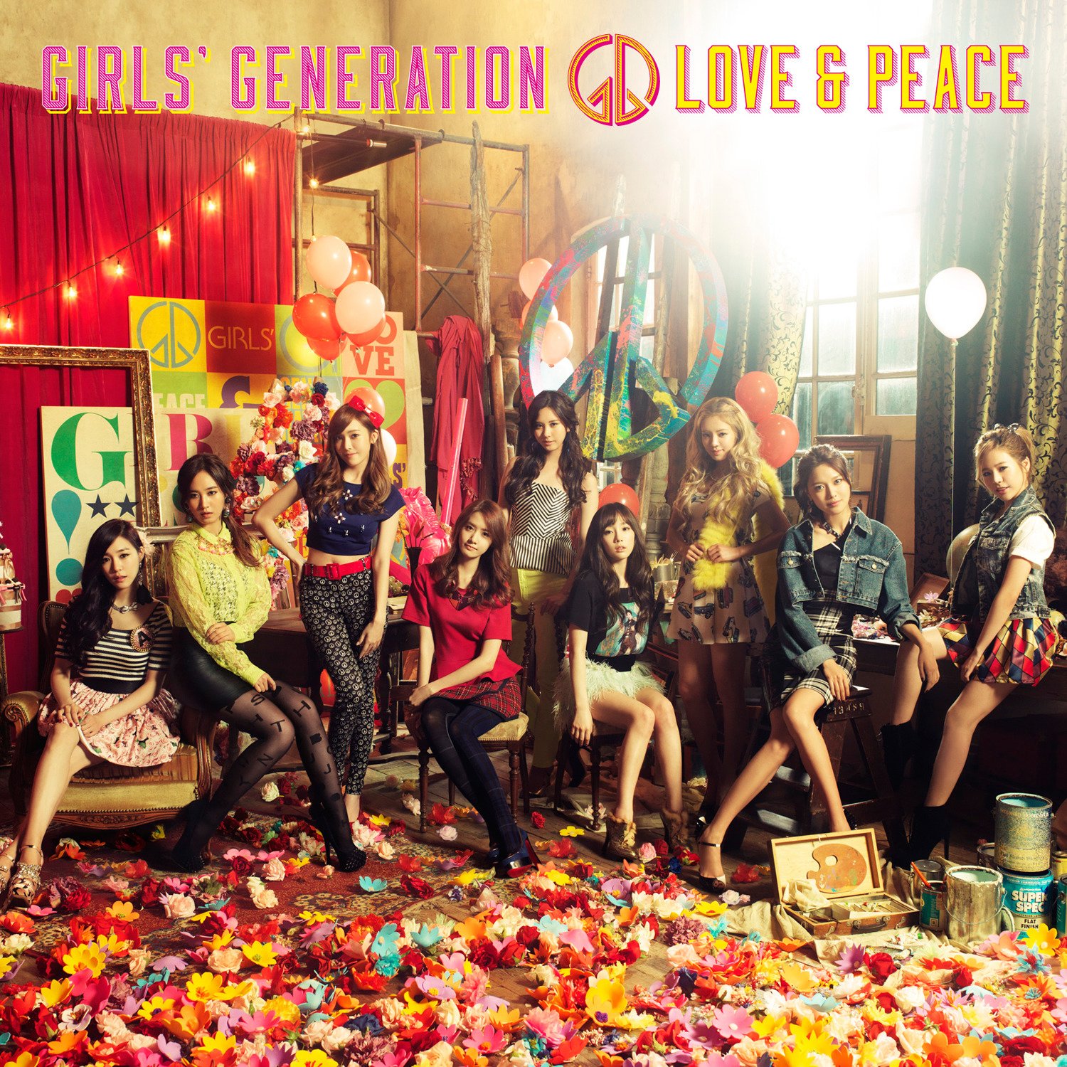 Snsd Girls And Peace Wallpaper