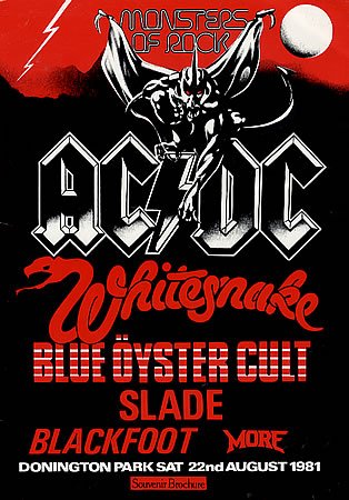 Monsters of rock store