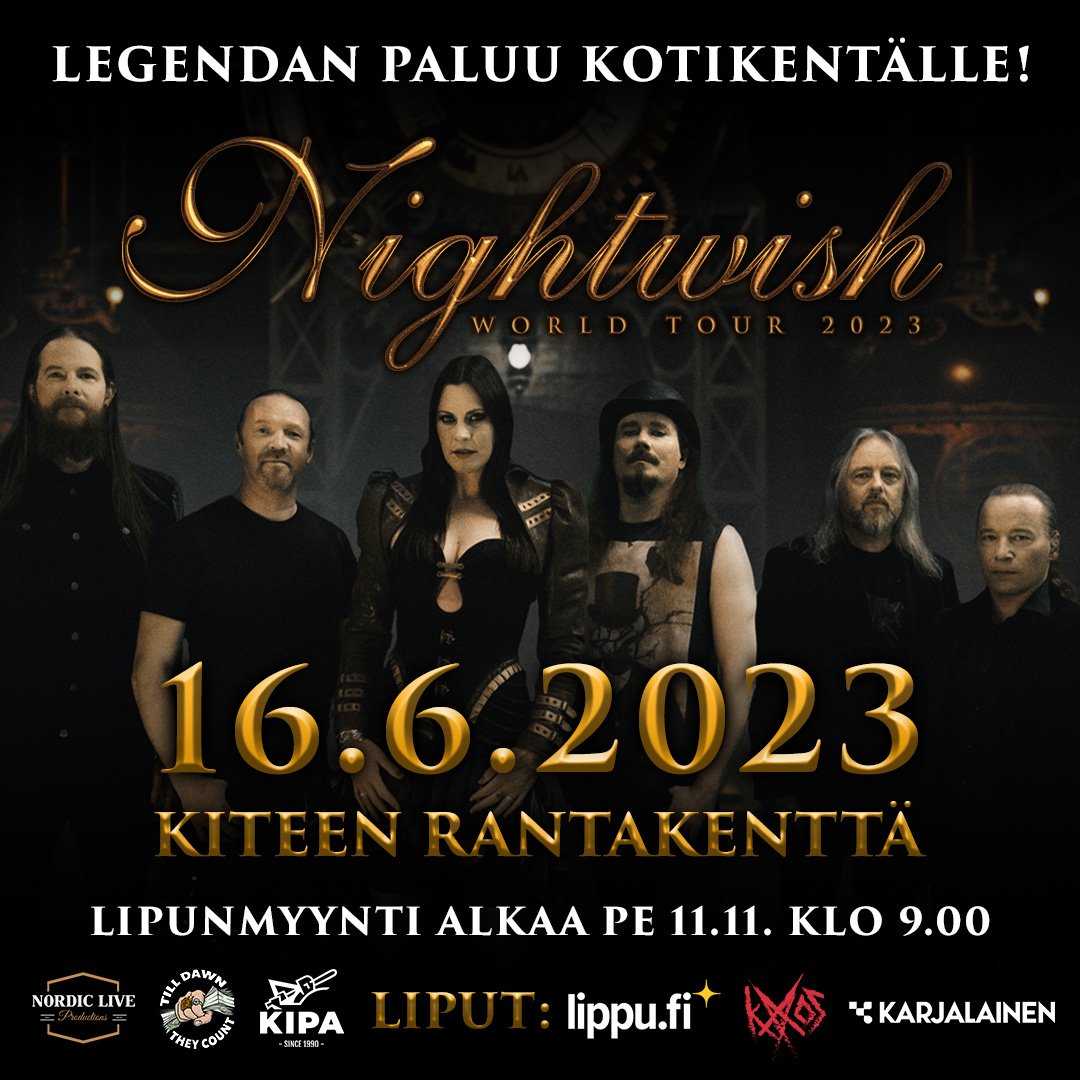 Nightwish tour | Castellontours.com